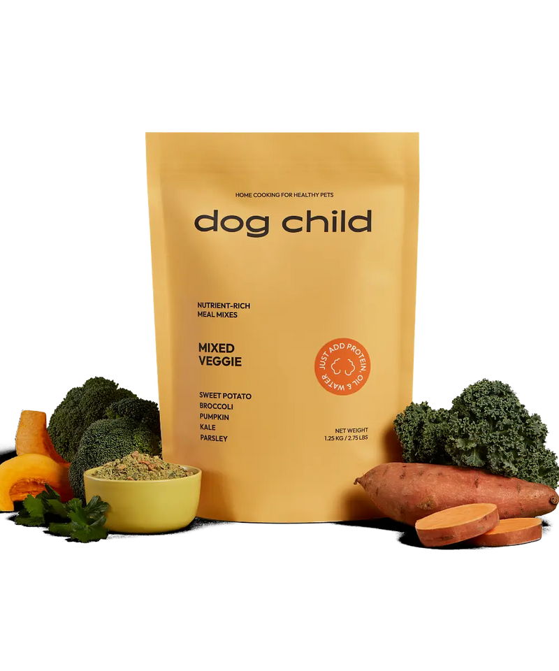 Smashed Sweet Potatoes & Homemade Chicken for Dogs - Dog Child