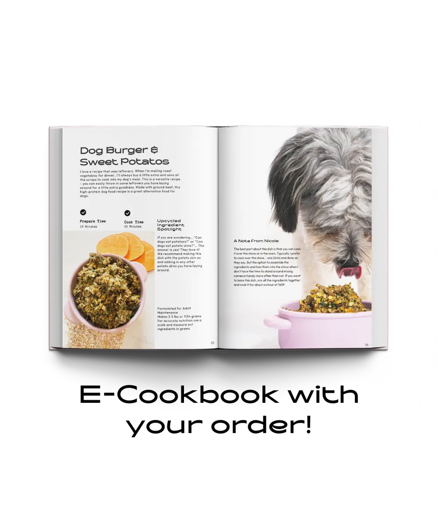 Smashed Sweet Potatoes & Homemade Chicken for Dogs - Dog Child